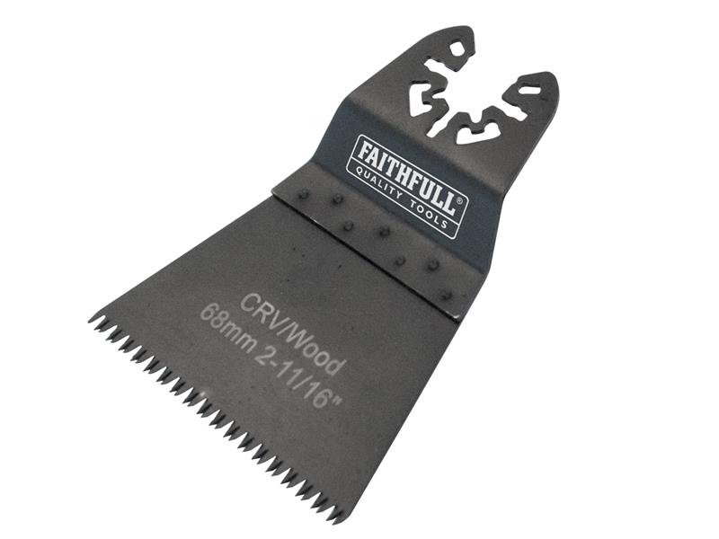 Faithful Multi-Function Tool CrV Flush Fast Cut Wood Ground Side Set 68mm